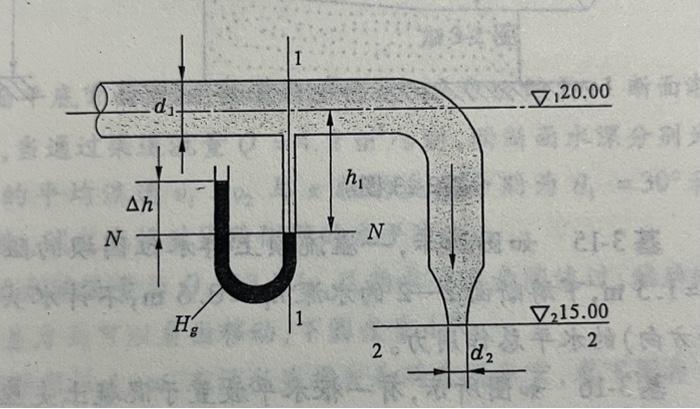 Solved Water flows through the pipeline as shown in the | Chegg.com