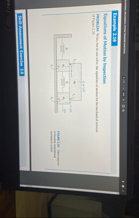 Solved SLATIONAL MECHANICAL SYSTEM TRANISFRR | Chegg.com
