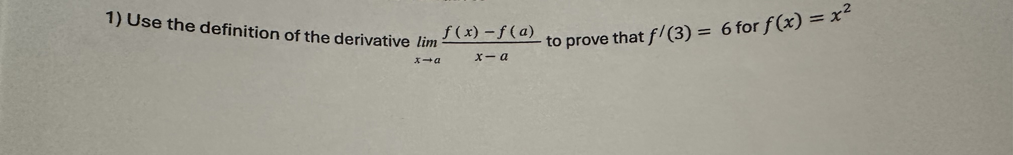 Solved Use the definition of the derivative | Chegg.com