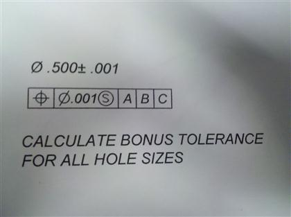 CALCULATE BONUS TOLERANCE FOR ALL HOLE SIZES | Chegg.com