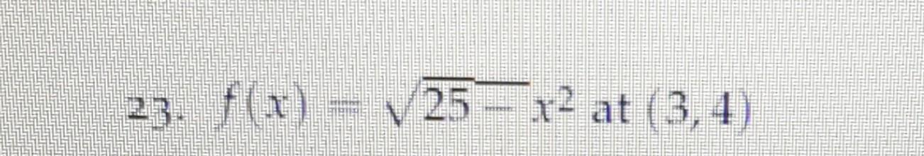 f(x)=25−−x2 | Chegg.com