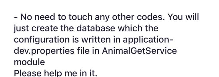 Solved I need the database for it can you create one for me | Chegg.com