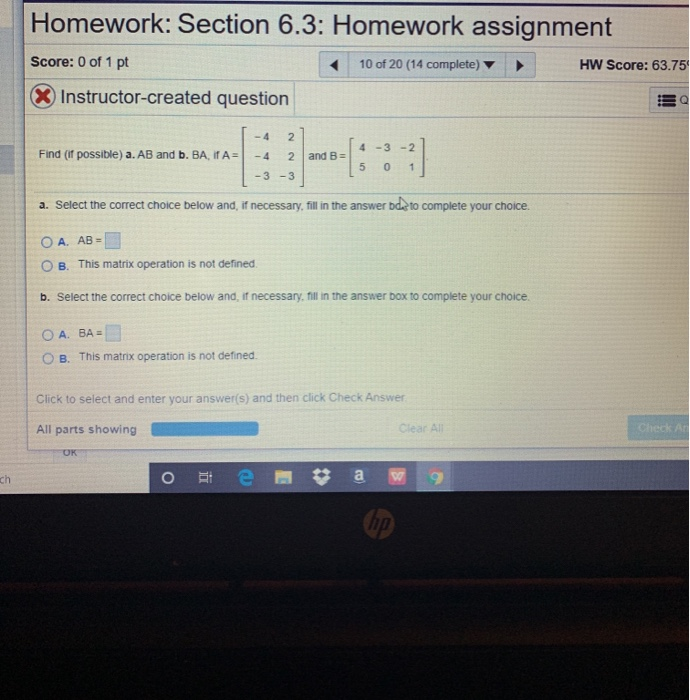 Solved Homework Section 6 3 Homework Assignment Score 0