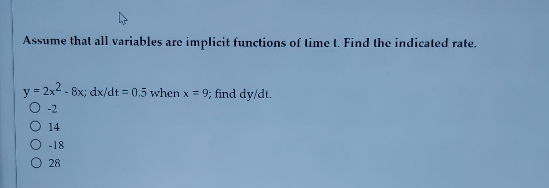 Solved Assume that all variables are implicit functions of | Chegg.com