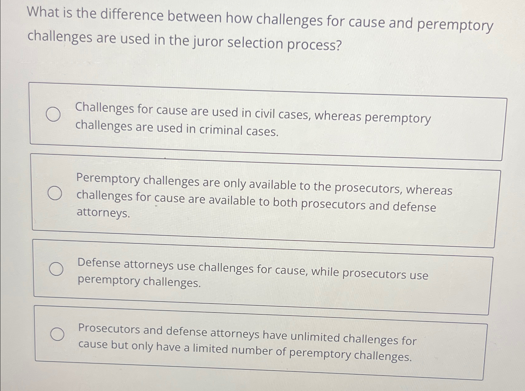 Solved What is the difference between how challenges for | Chegg.com