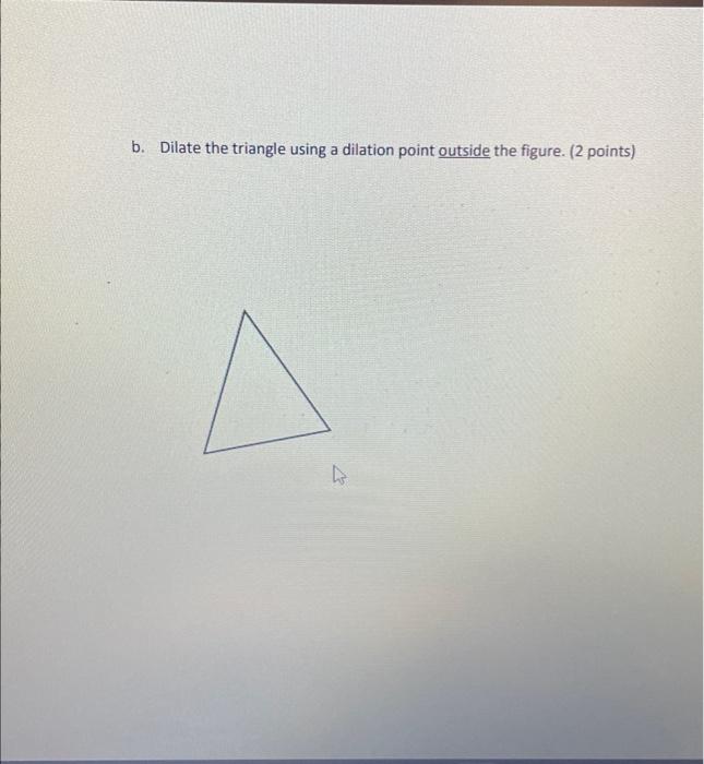 Solved 2) For the triangle provided, construct a precise | Chegg.com