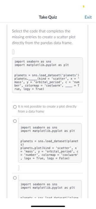 Solved Import Seaborn As Sns Import Matplot Libpyplot As 