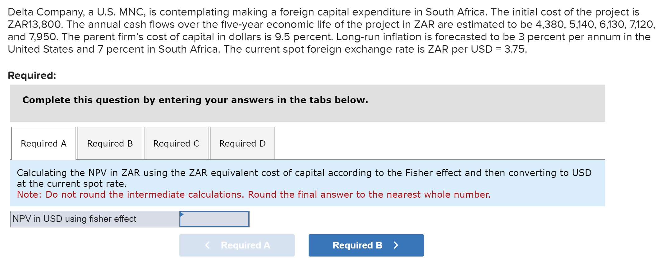 Solved Delta Company, a U.S. ﻿MNC, ﻿is contemplating making | Chegg.com