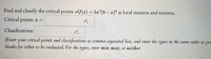 Solved Let f(x) = 4x4 - 8x2 + 12 Input the interval(s) on | Chegg.com