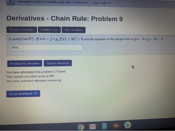 Solved webwork / mat1475-sum20-singh-0155 / derivatives - | Chegg.com Solved webwork / mat1475-sum20-singh-0155 / derivatives - | Chegg.com