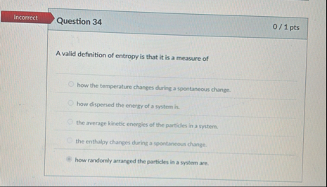 Solved IncorrectQuestion 3401 ﻿ptsA valid definition of | Chegg.com