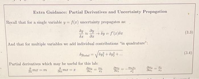 how do i solve for the uncertainty propagation using | Chegg.com