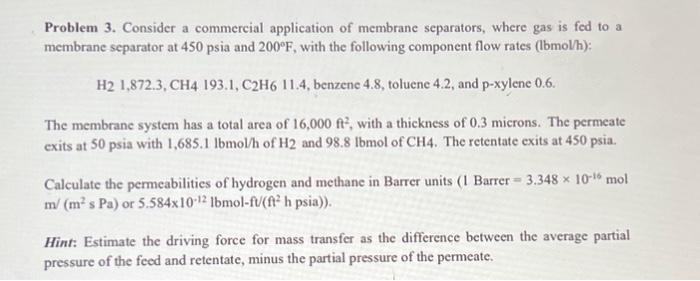 Solved Problem 3. Consider a commercial application of | Chegg.com