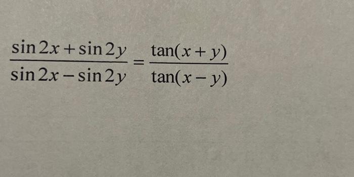 Solved Verify each identity. your answer for each identity | Chegg.com