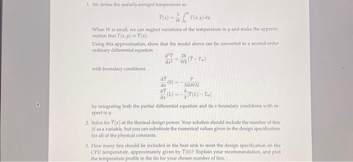 Solved Heat sinks in computers use an array of thin fins to | Chegg.com