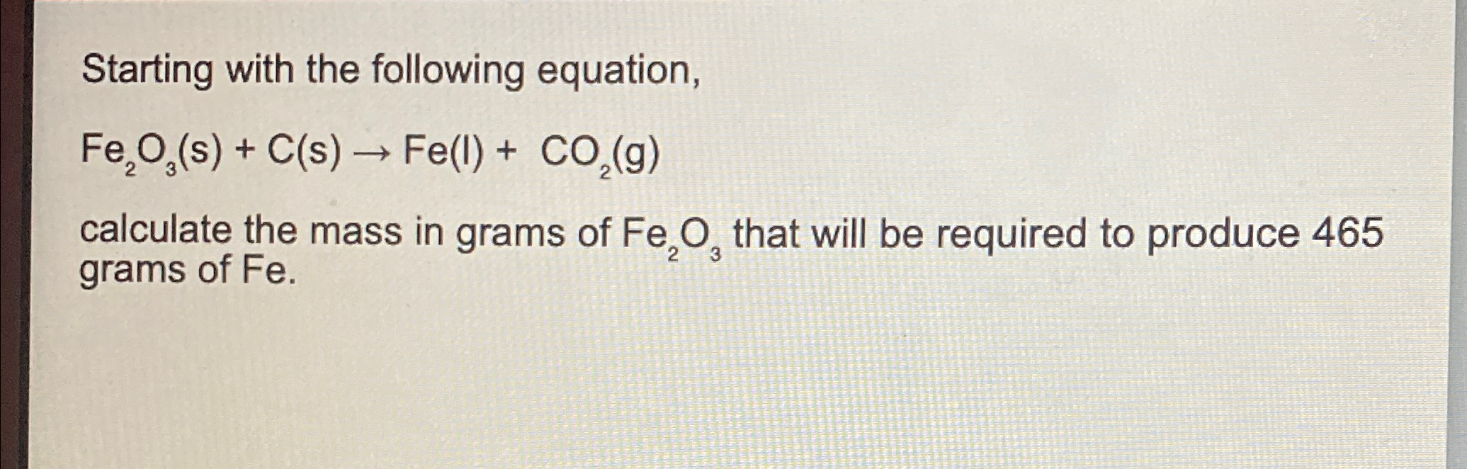 Solved Starting with the following | Chegg.com