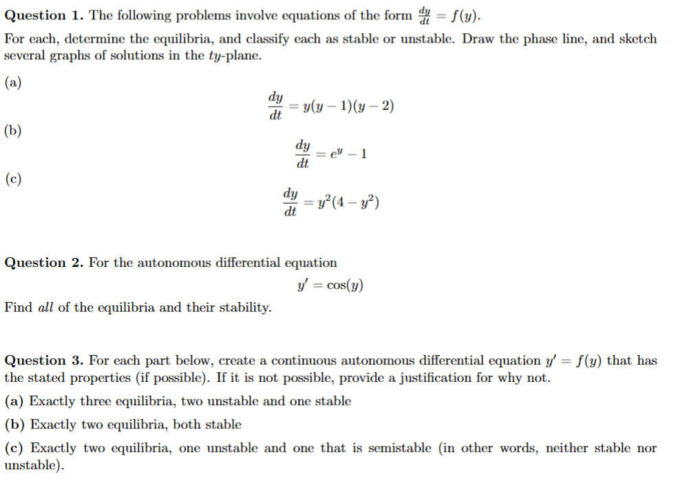 PLEASE HELP ME ﻿SOLVE ALL 5 ﻿QUESTIONSQuestion 1. | Chegg.com