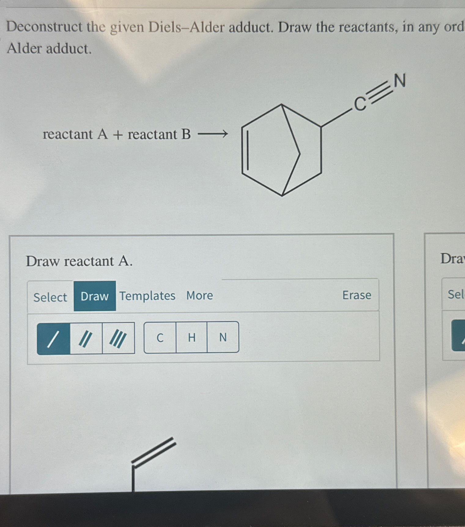 Solved Deconstruct the given Diels-Alder adduct. Draw the | Chegg.com