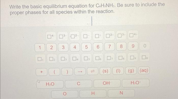 Solved Write The Basic Equilibrium Equation For Bro3− Be