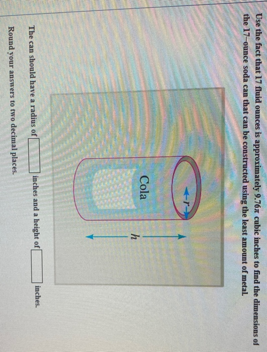 Solved Use the fact that 17 fluid ounces is approximately | Chegg.com