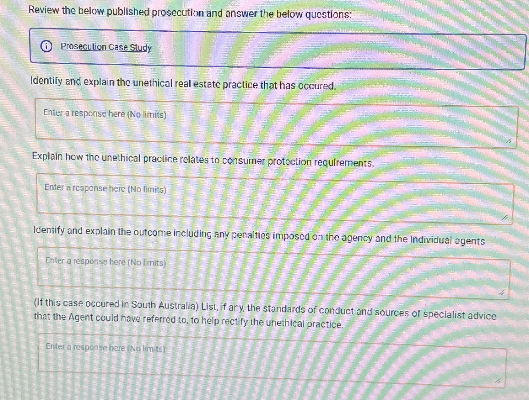 Solved Review the below published prosecution and answer the | Chegg.com