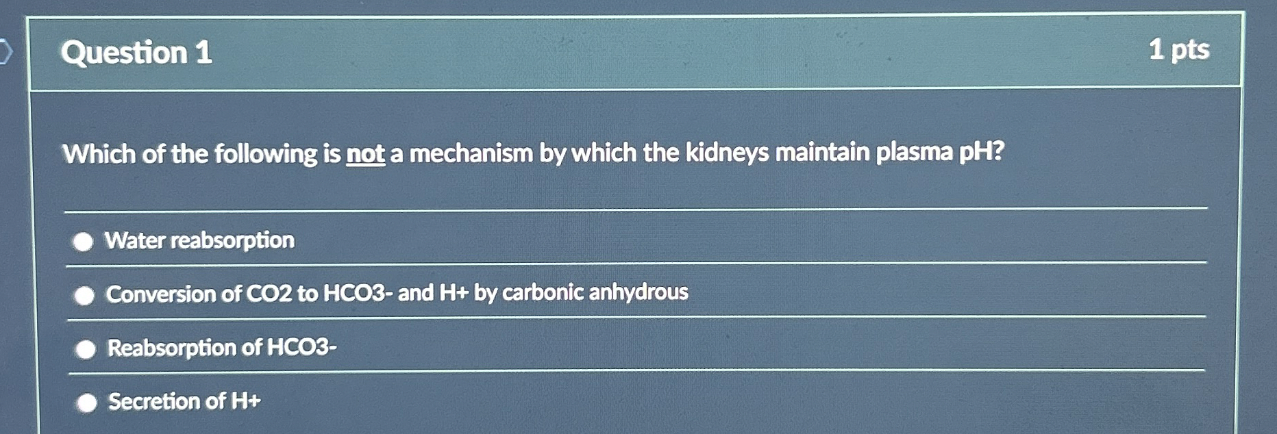 Solved Question 11 ﻿ptsWhich of the following is not a | Chegg.com