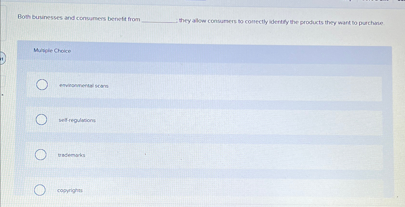 Solved Both businesses and consumers benefit from they allow | Chegg.com