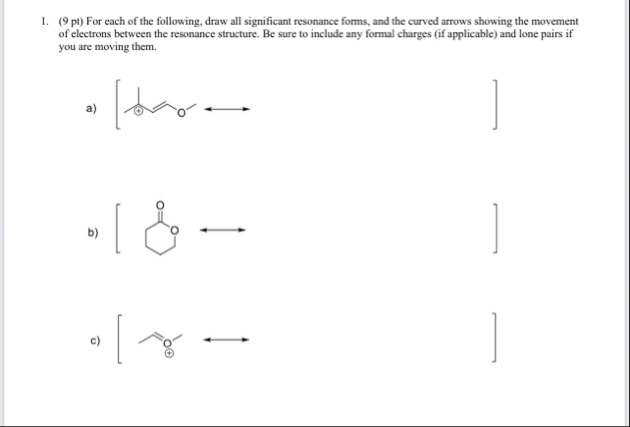 Solved a. (2 ﻿pt) ﻿Draw a structure that contains 5 ﻿carbons | Chegg.com
