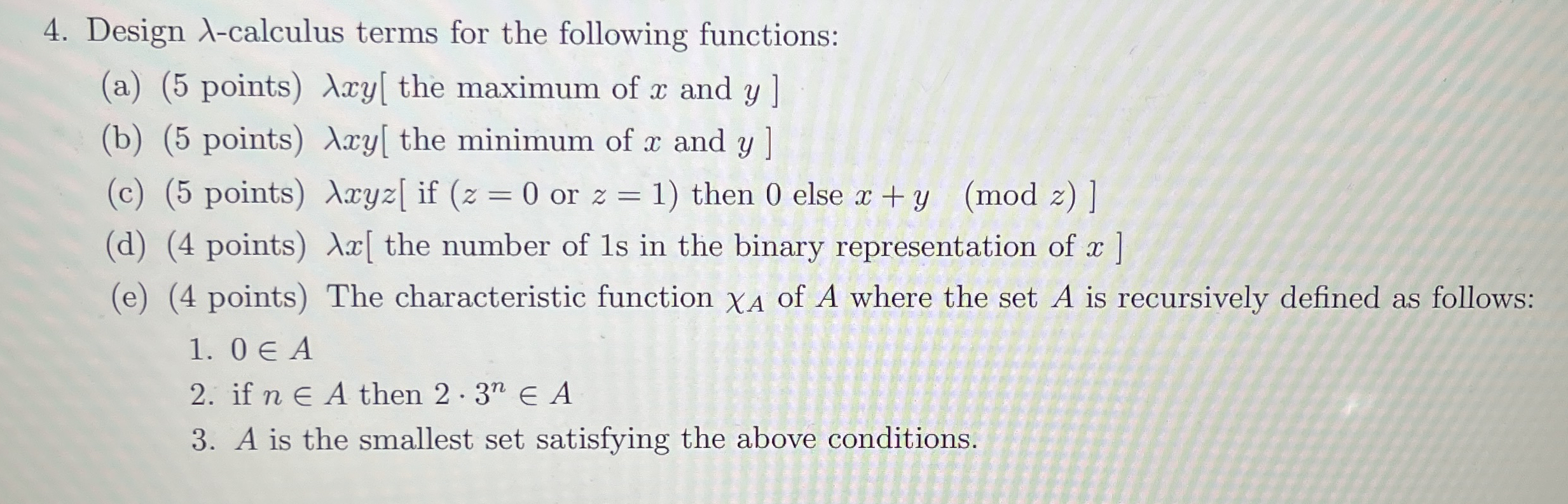 Solved When creating the expressions requested, you are | Chegg.com