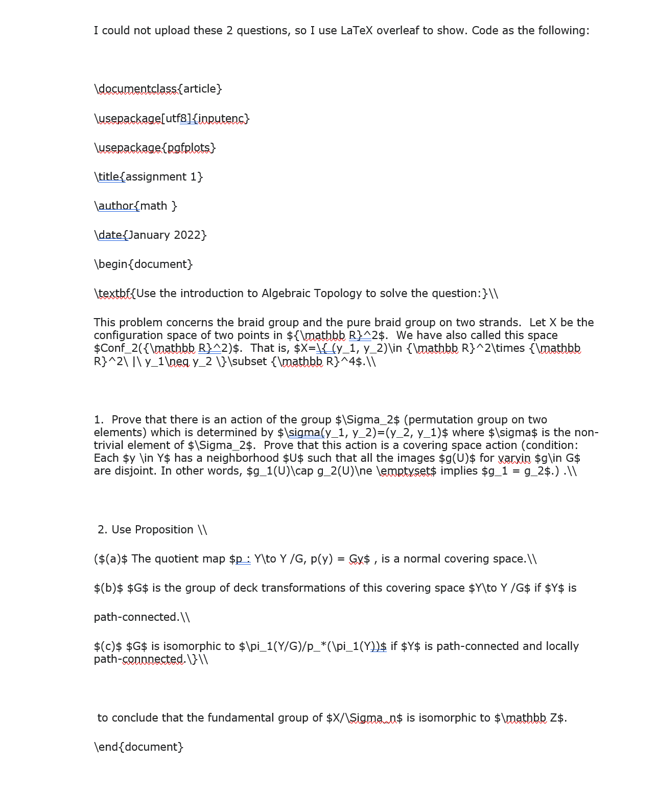 Solved I could not upload these 2 ﻿questions, so I use LaTeX | Chegg.com