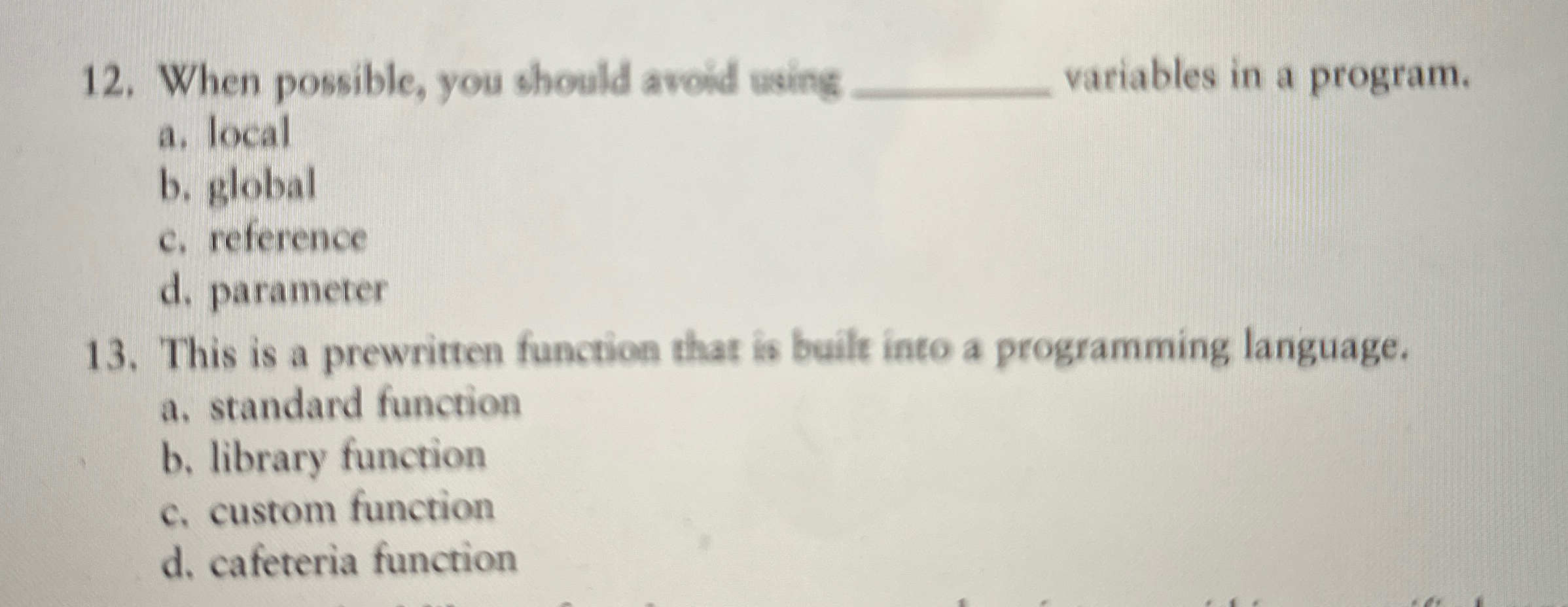 Solved When possible, you should avoid wsing q, ﻿variables | Chegg.com