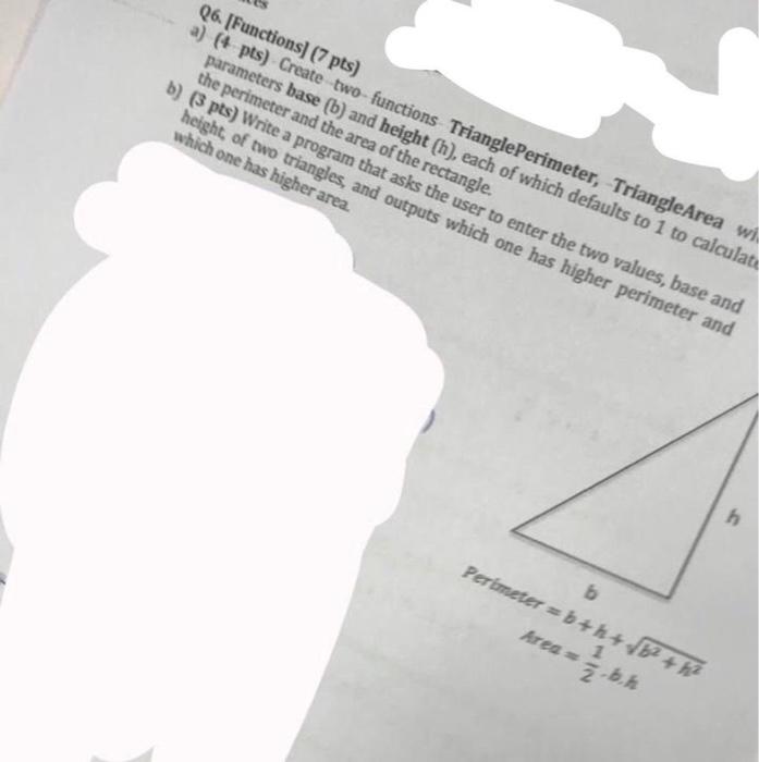 Solved a) b) "outputs wher to enter the two values, base and | Chegg.com