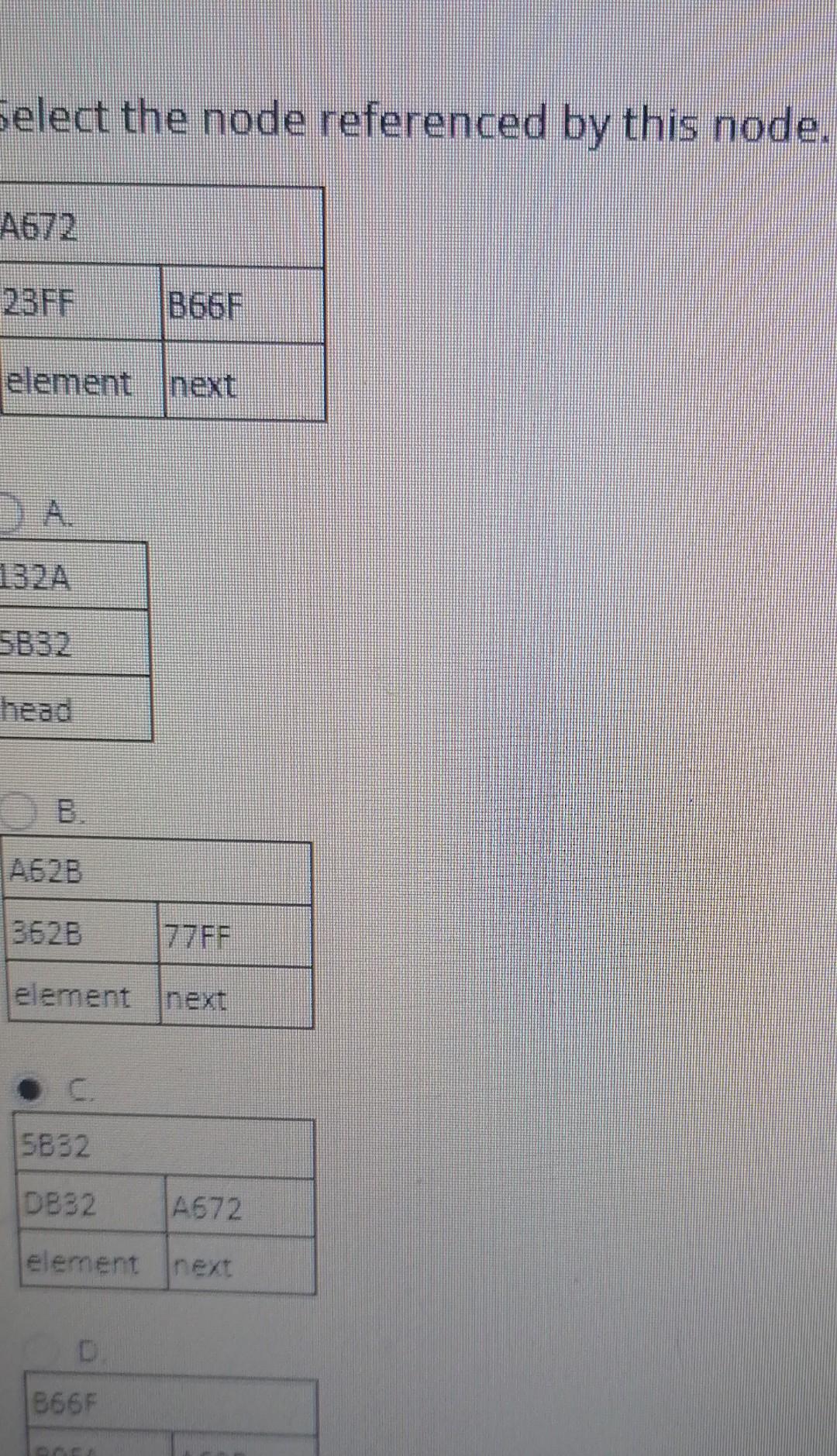 Solved Select the node referenced by this node. | Chegg.com