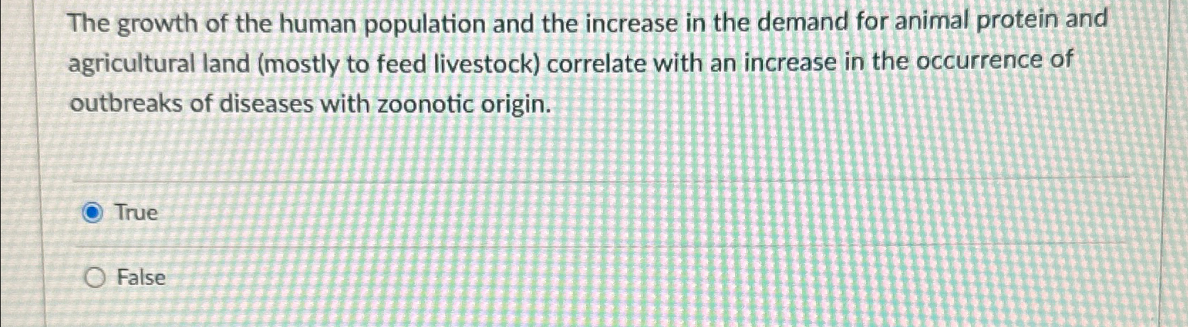 Solved The growth of the human population and the increase | Chegg.com