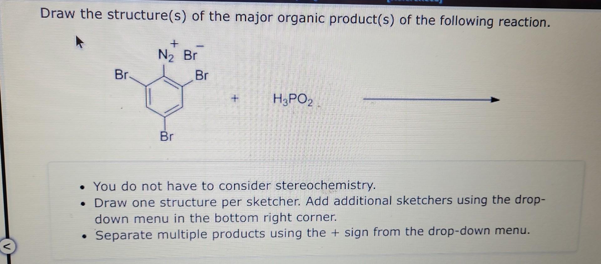 Solved Draw the structure(s) of the major organic product(s) | Chegg.com