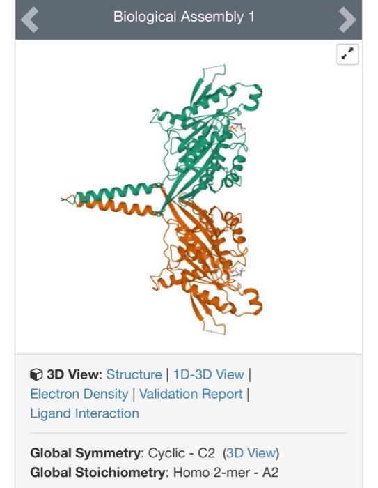3D View: Structure | 1D-3D View | Electron Density | | Chegg.com