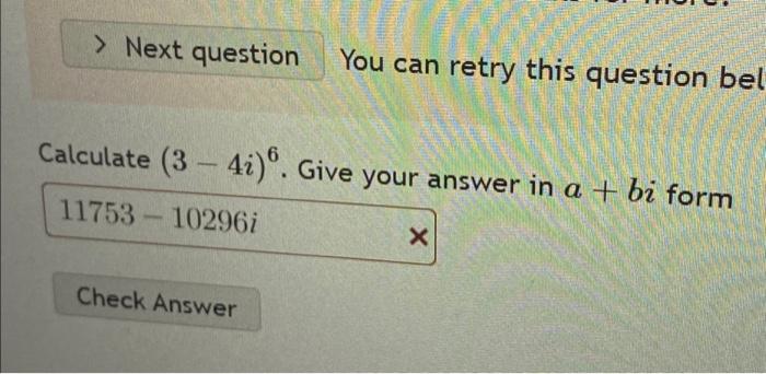 Solved > Next question You can retry this question bel | Chegg.com