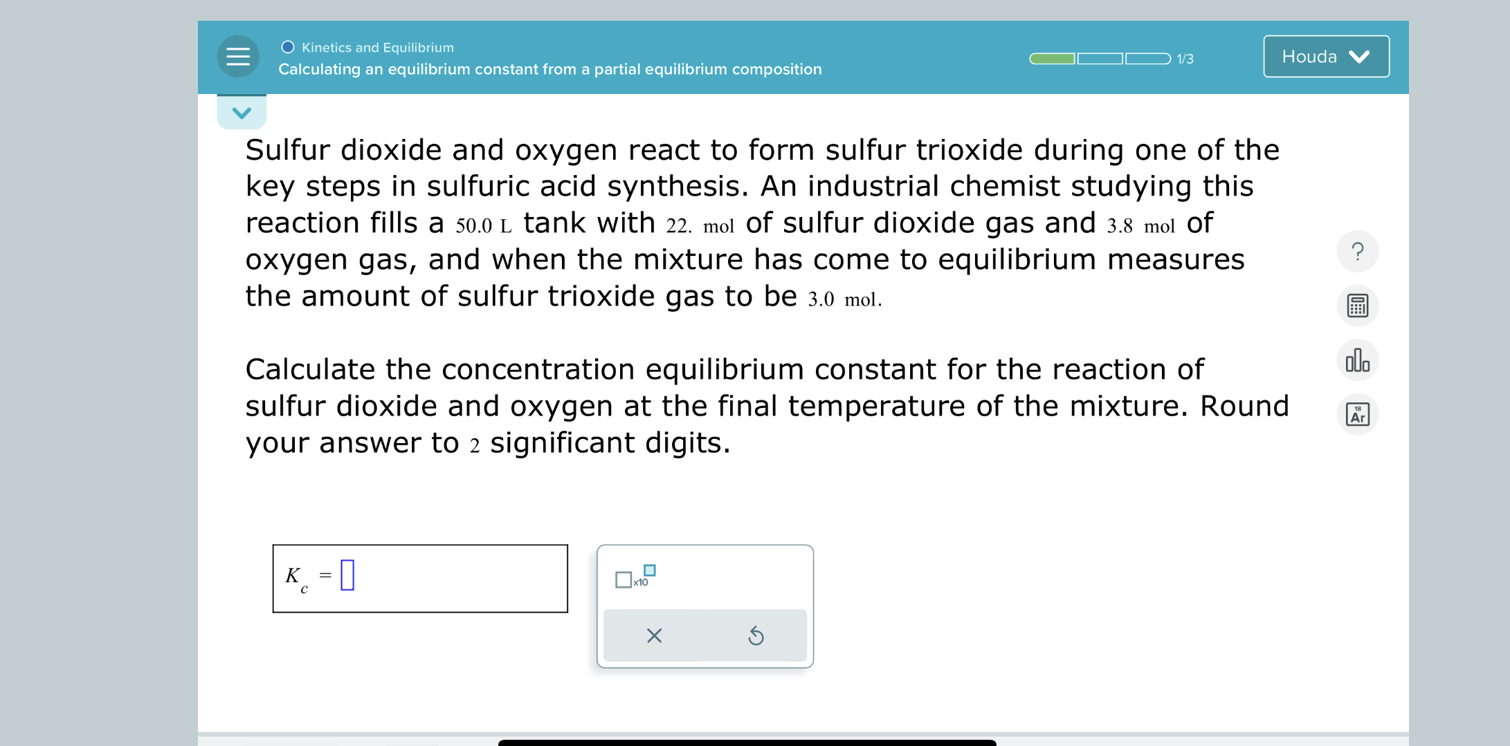 Solved Sulfur dioxide and oxygen react to form sulfur | Chegg.com