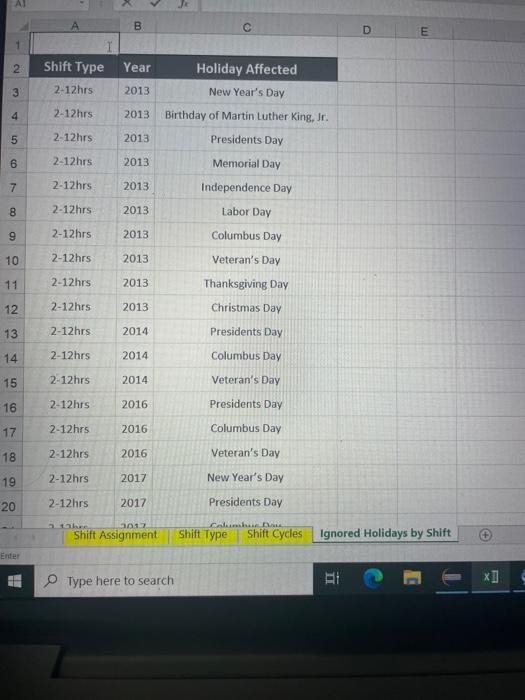 Solved return shiftiracker; 1× - Returns a collection of all | Chegg.com