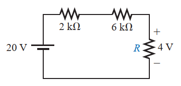 Solved Using the voltage divider rule, ﬁnd the unknown | Chegg.com