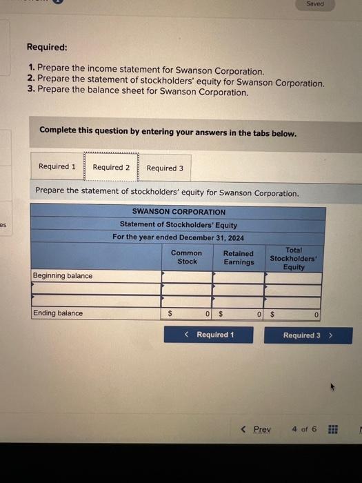 Solved Problem 1-3A (Algo) Prepare financial statements | Chegg.com