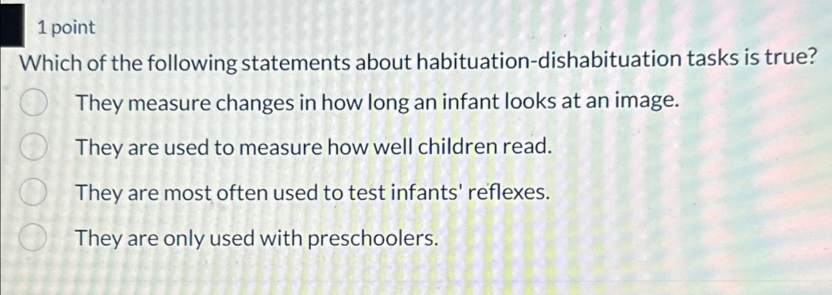 Solved 1 ﻿pointWhich of the following statements about | Chegg.com
