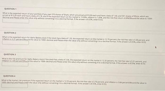 Solved please answers these correctly, thanksQUESTION 1 What | Chegg.com