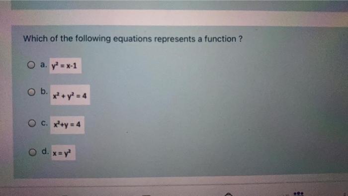 Solved Which of the following equations represents a | Chegg.com