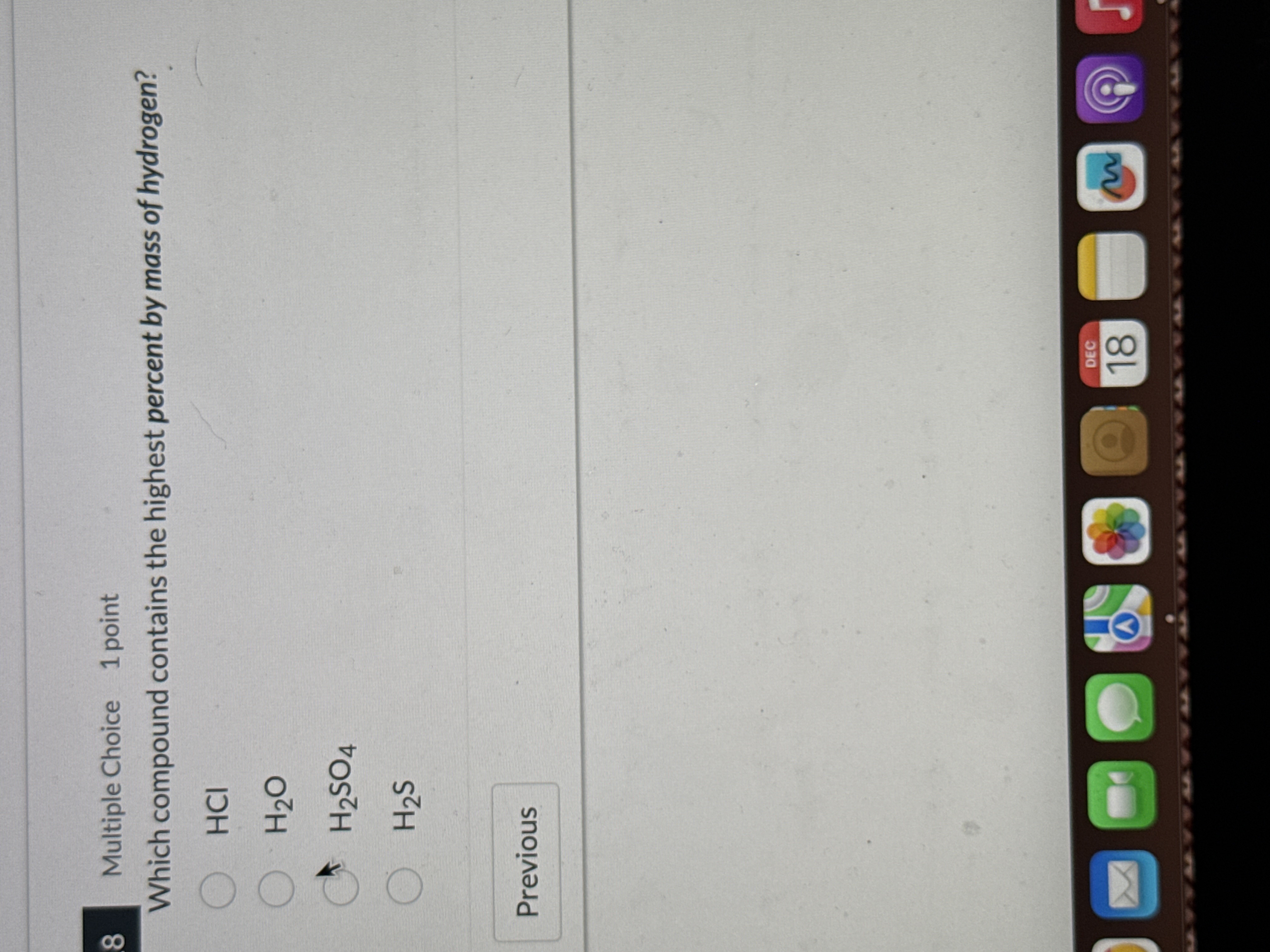 Solved Which compound contains the highest percent by ﻿mass | Chegg.com