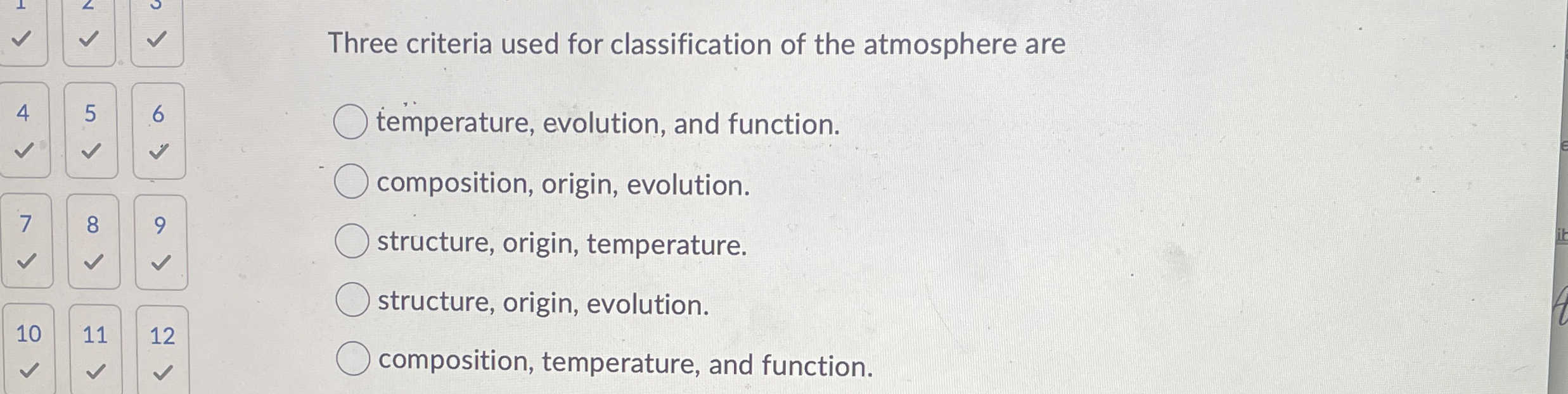 Solved Three criteria used for classification of the | Chegg.com