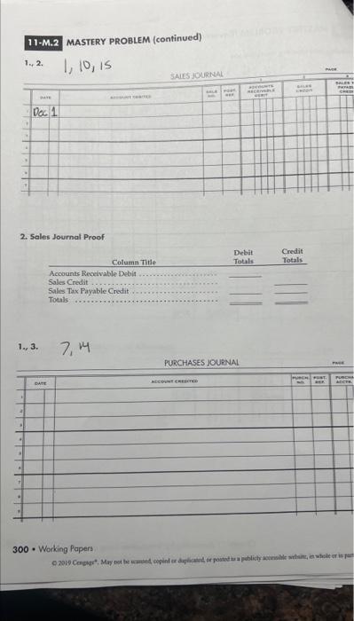 11-M.2 MASTERY PROELEM (Review of Chapters 9, 10, and | Chegg.com