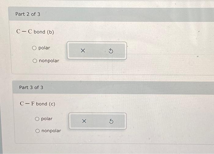 Solved Classify the indicated bonds in the molecule below as | Chegg.com