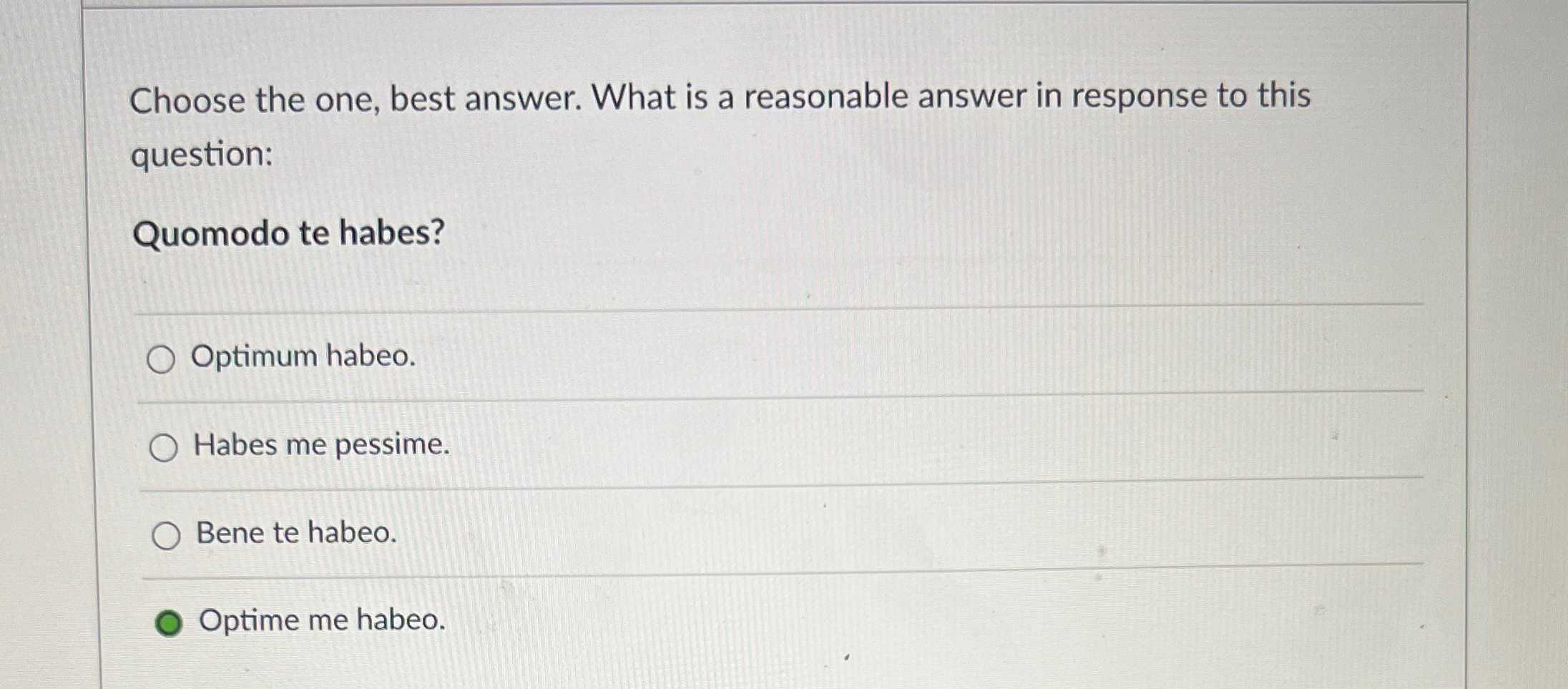 Solved Choose the one, best answer. What is a reasonable | Chegg.com