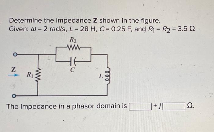 Solved Determine the equivalent impedance seen by the source | Chegg.com
